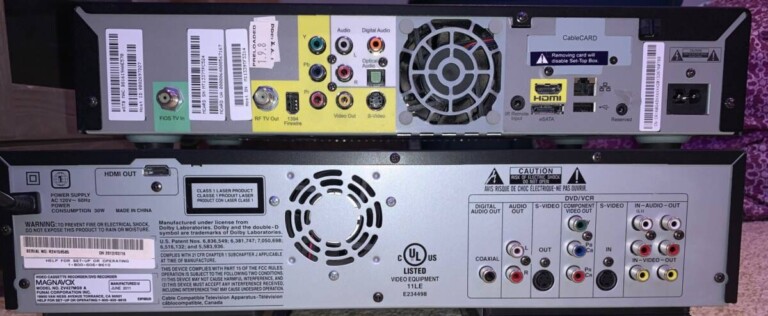 How do I connect my DVD recorder to my cable box and TV?
