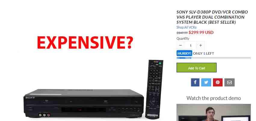 Why Are VCRs Still So Expensive?